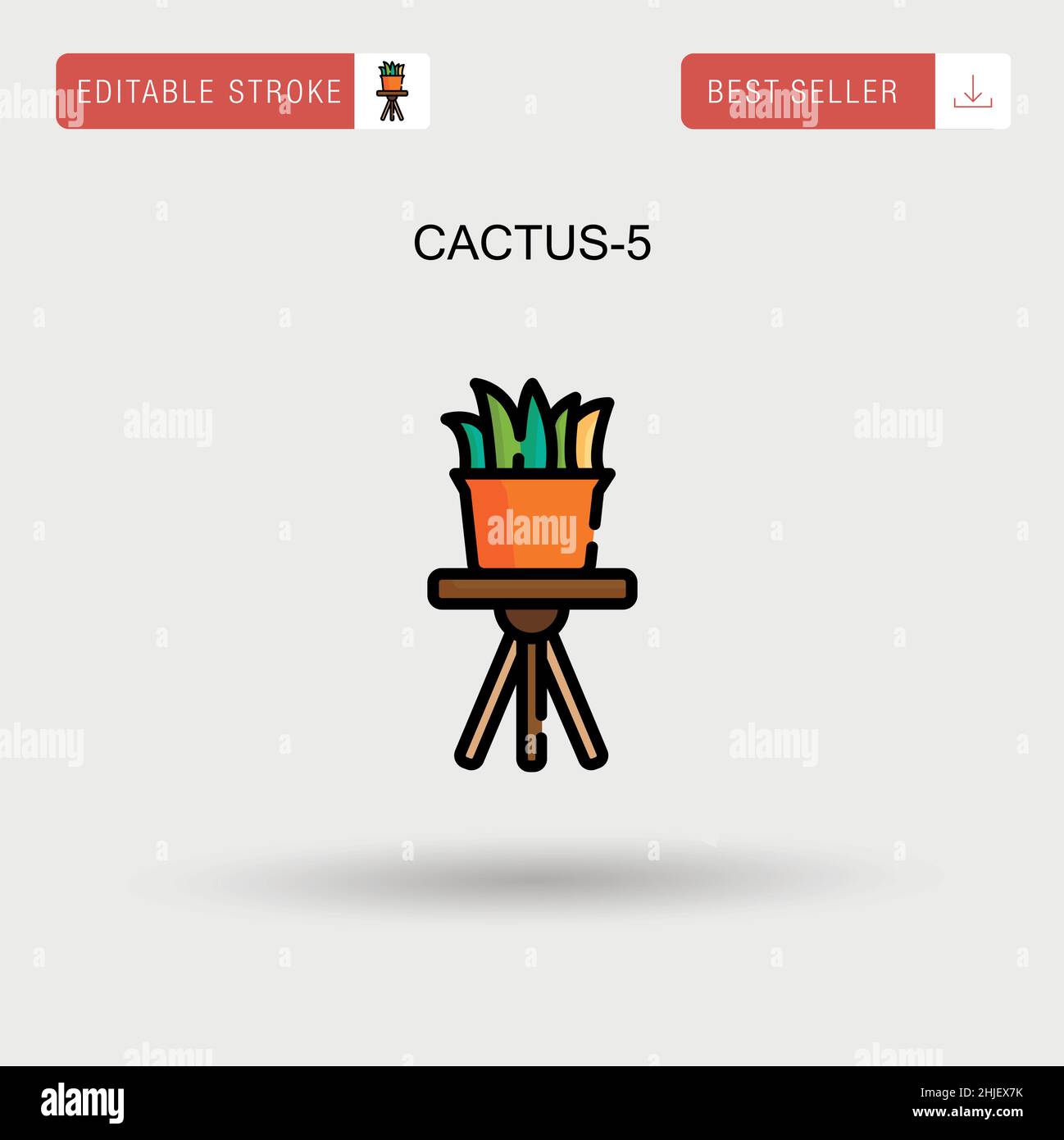 Mexican cactus guitar Stock Vector Images - Alamy