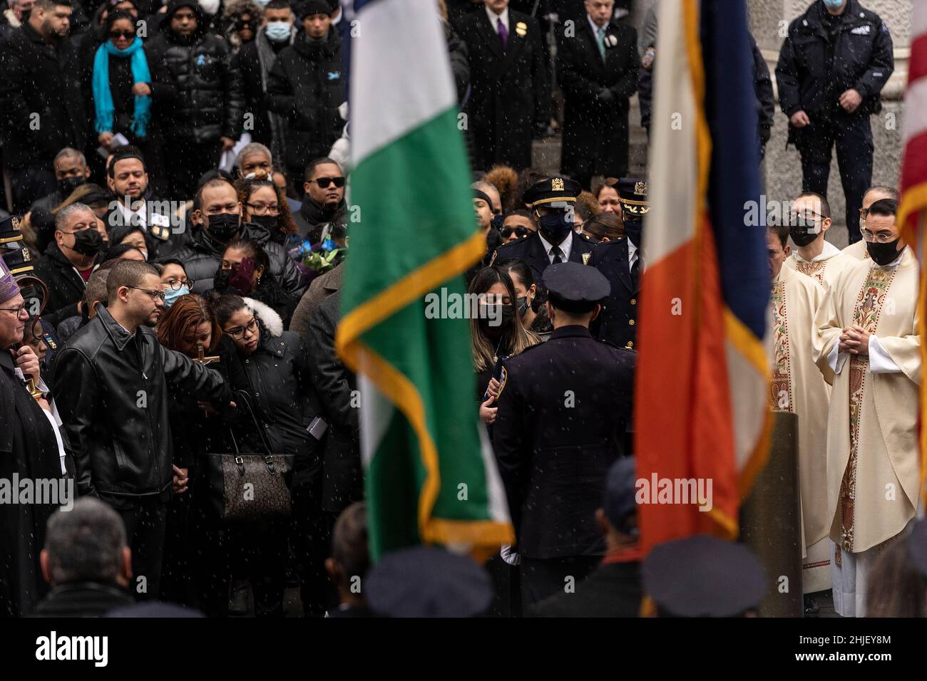 Nypd flag hi-res stock photography and images - Alamy