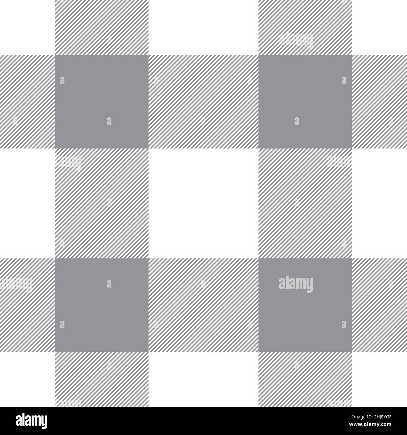 Plaid seamless pattern in black and white. Check fabric texture. Vector ...