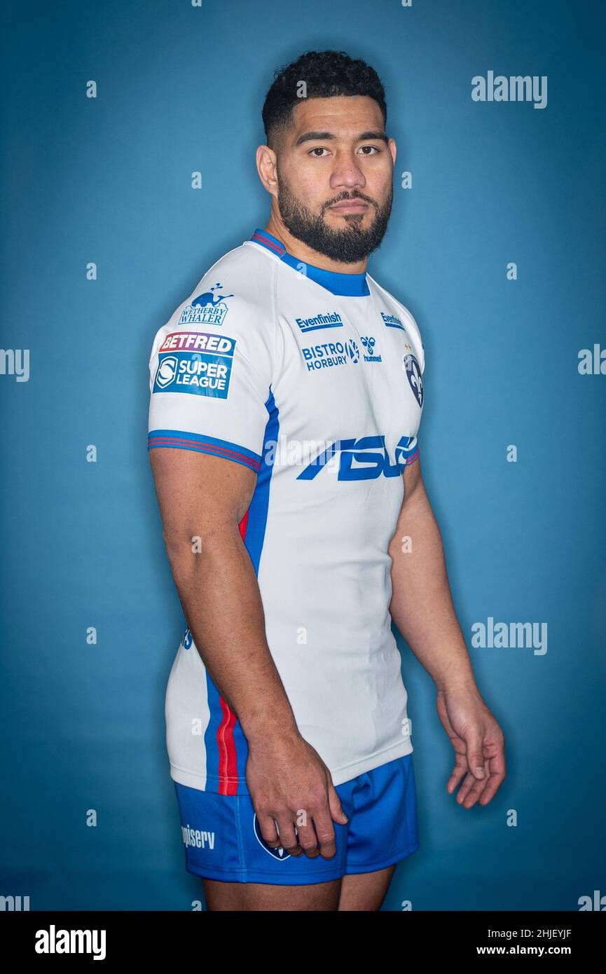 Wakefield, England - 25 January 2022 - Wakefield Trinity's Kelepi ...