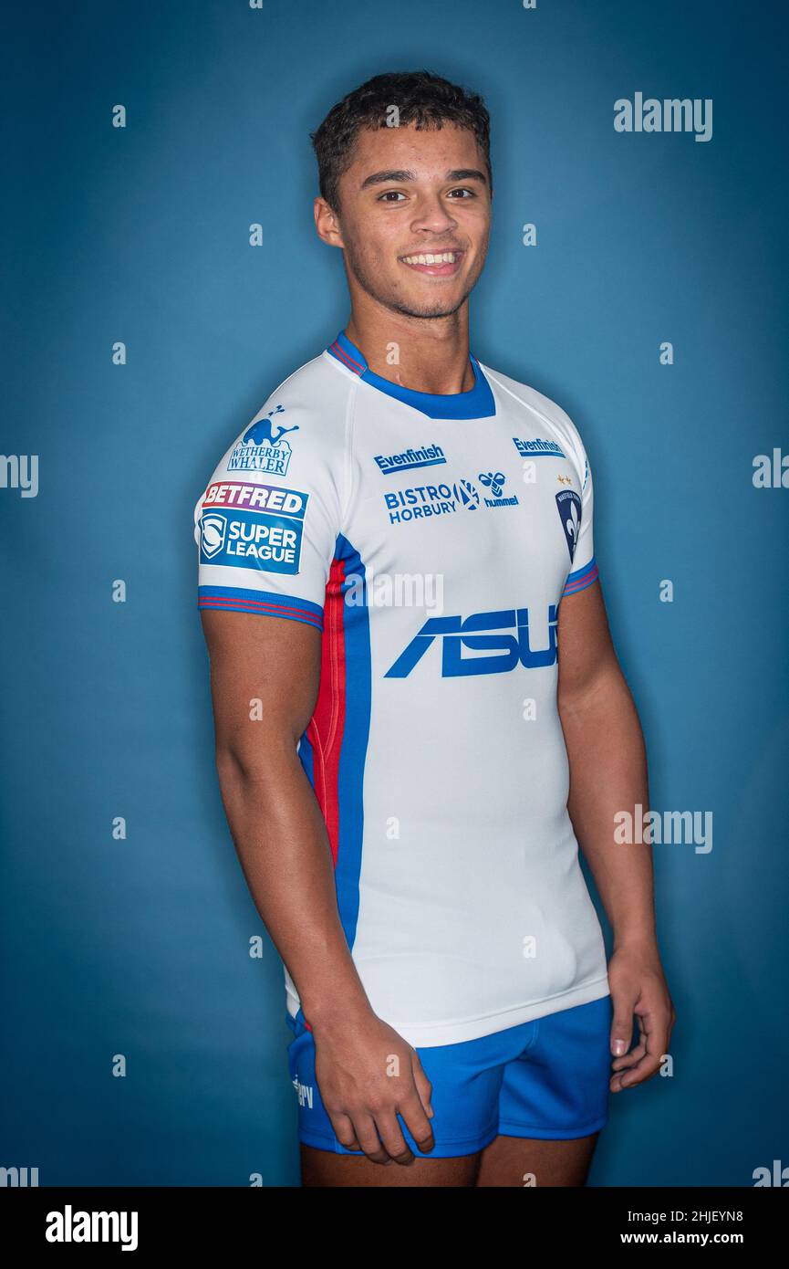 Wakefield, England - 25 January 2022 - Wakefield Trinity's Corey Hall ...