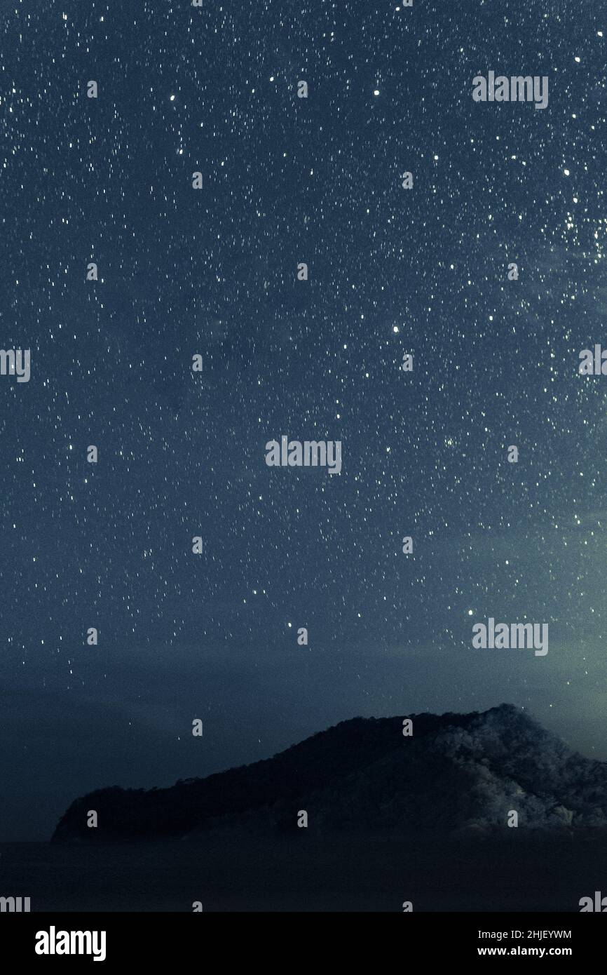 Scenic view of a starry night sky Stock Photo - Alamy