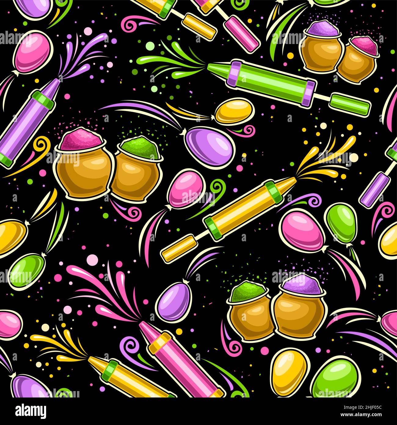 Holi powder isolated Stock Vector Images - Alamy