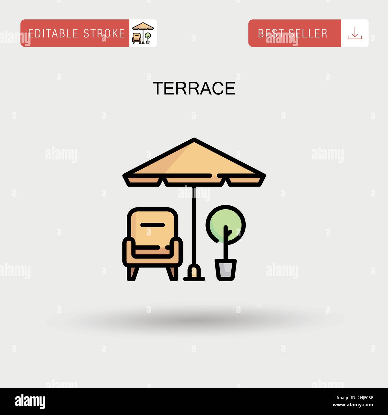 Wall terrace at Stock Vector Images - Alamy