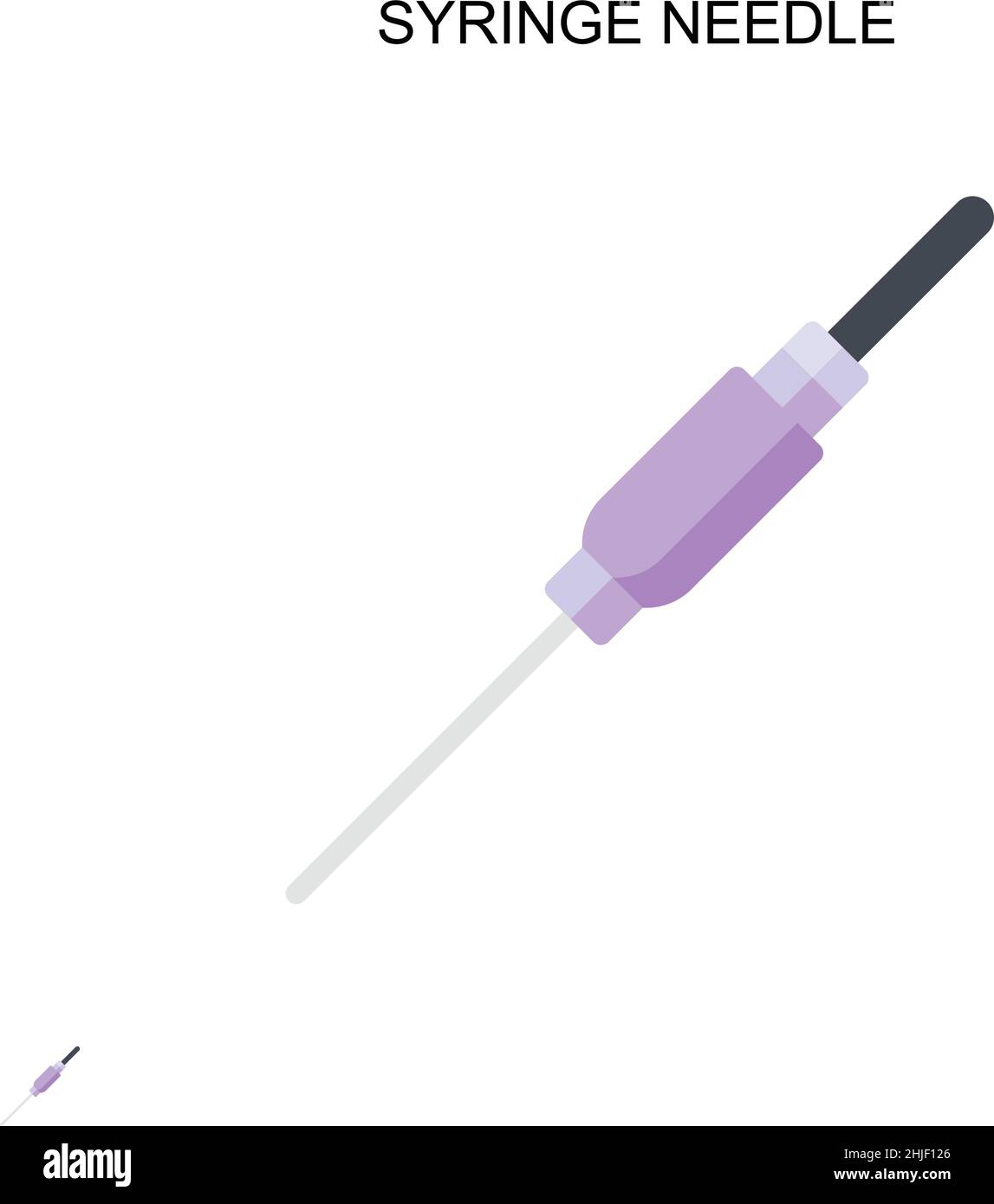 Insulin injection needle Stock Vector Images - Alamy
