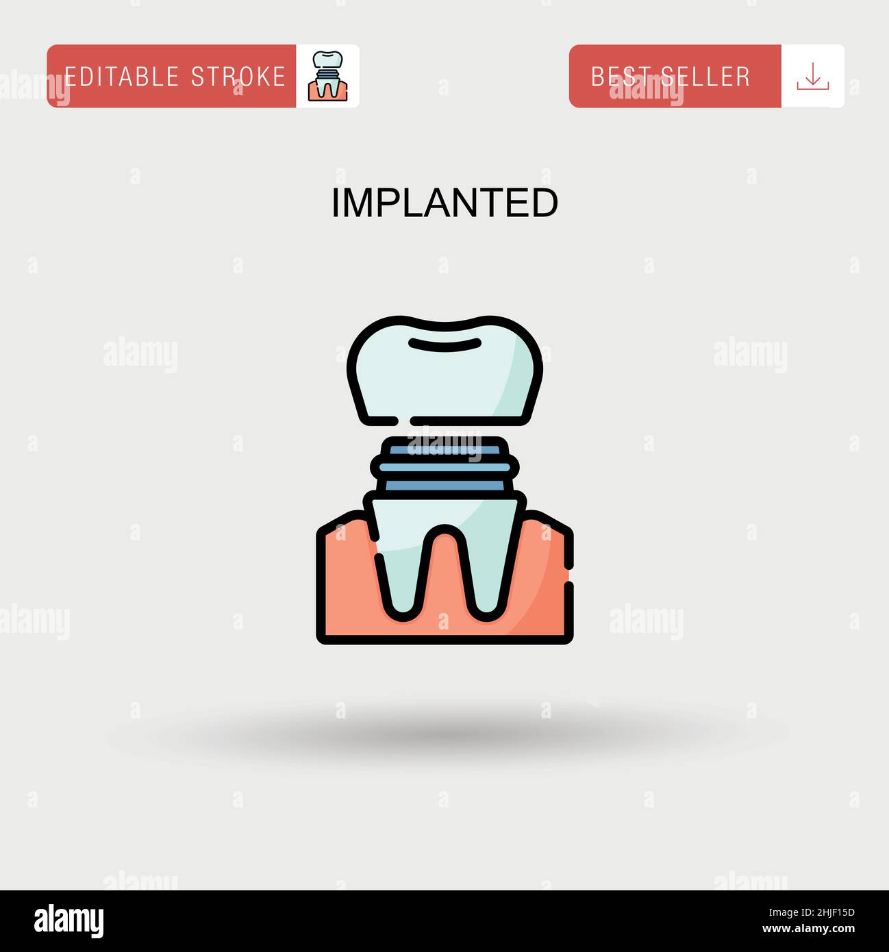 Implanted teeth hi-res stock photography and images - Alamy