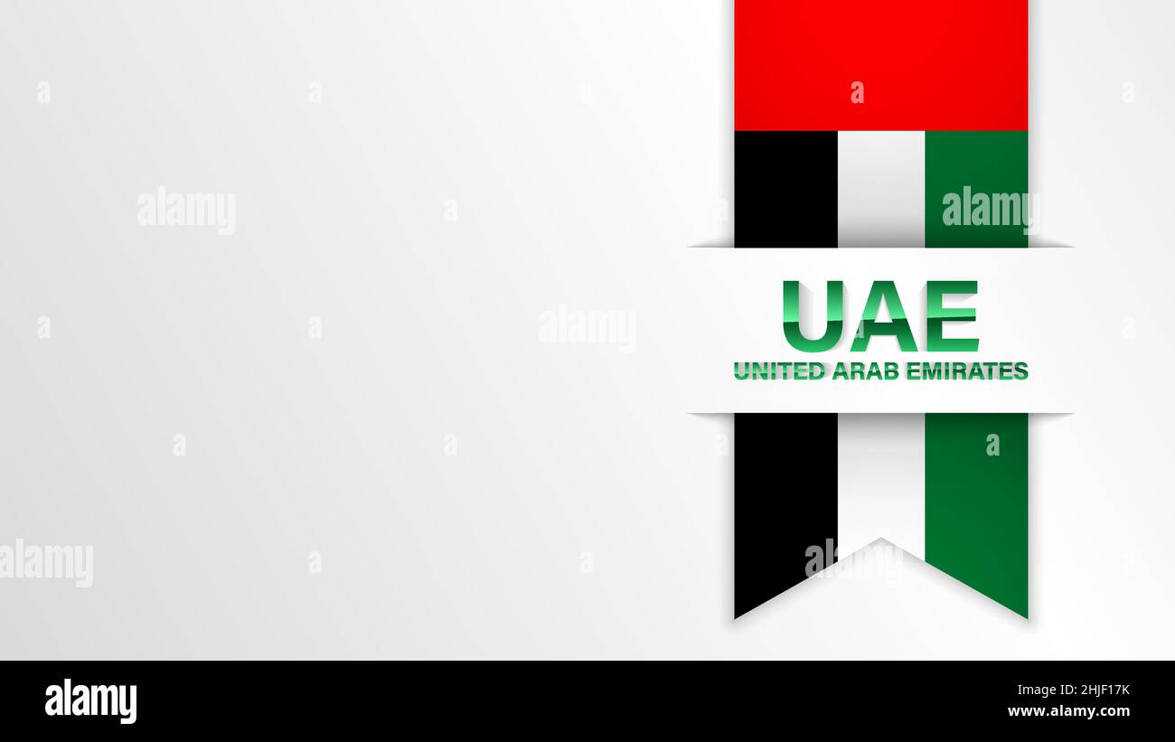 EPS10 Vector Patriotic background with UAE flag colors. An element of ...