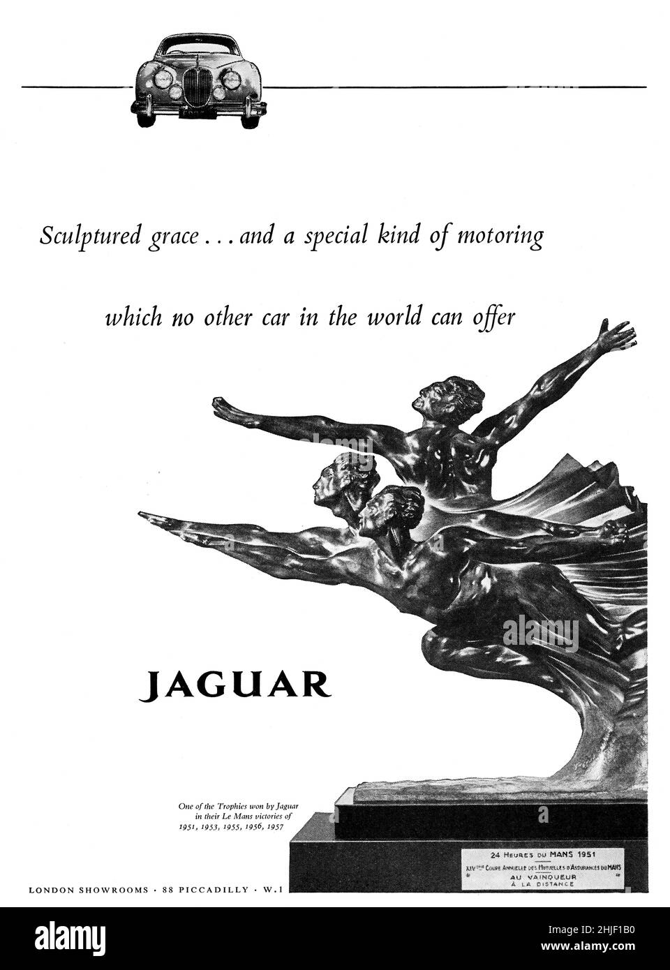 Jaguar ad Black and White Stock Photos & Images - Alamy