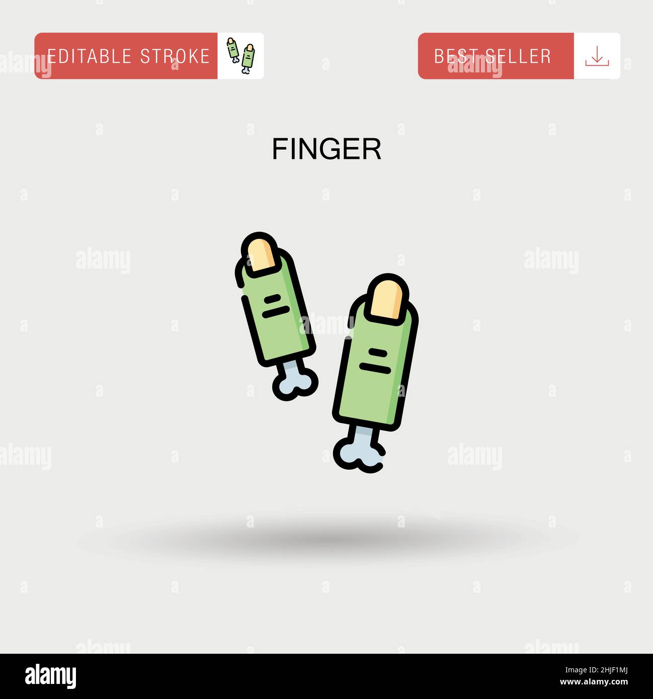 Index finger outline hi-res stock photography and images - Alamy