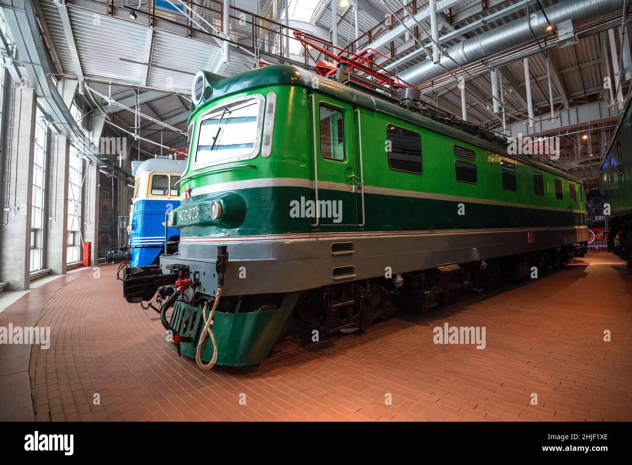 SAINT PETERSBURG, RUSSIA - JANUARY 12, 2022: ChS2 passenger single ...