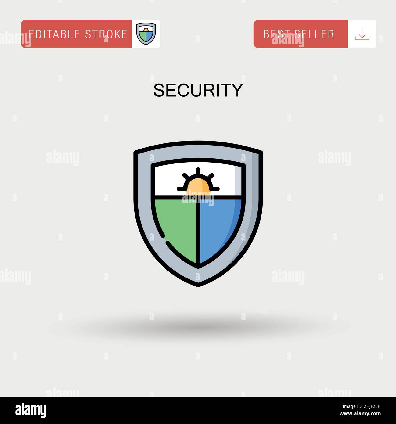 Security Simple vector icon Stock Vector Image & Art - Alamy