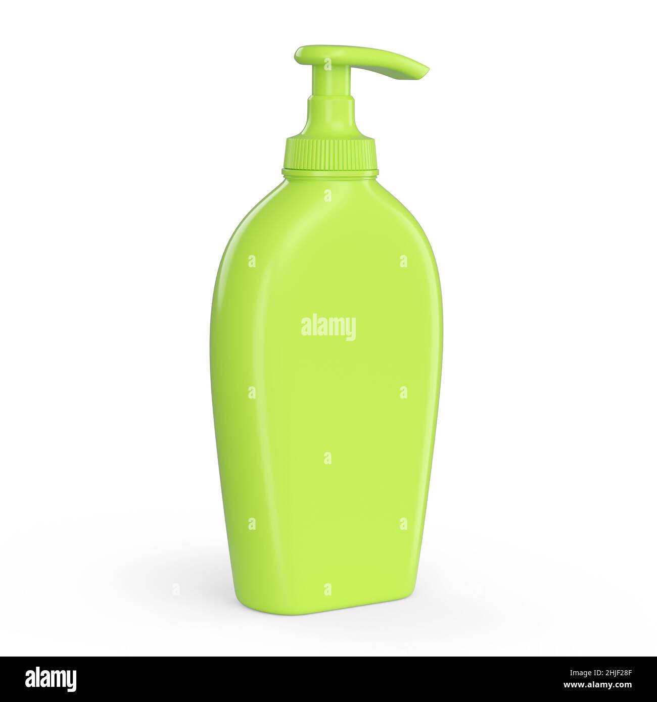 Green sunscreens bottle or sunblock cream tube isolated on white ...