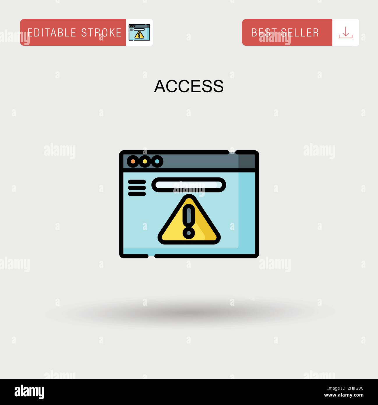 Disabled access button Stock Vector Images - Alamy