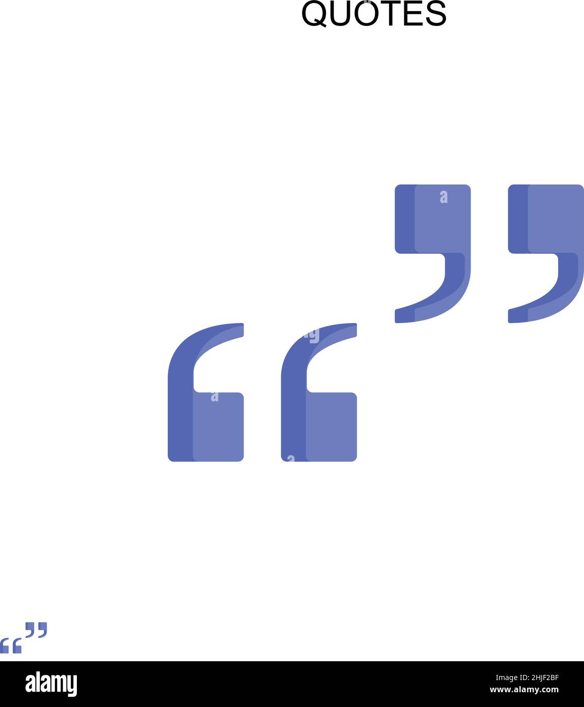 Quotation icon hi-res stock photography and images - Alamy