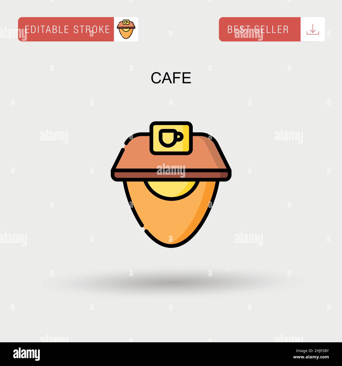 Empty cafe coffee Stock Vector Images - Alamy