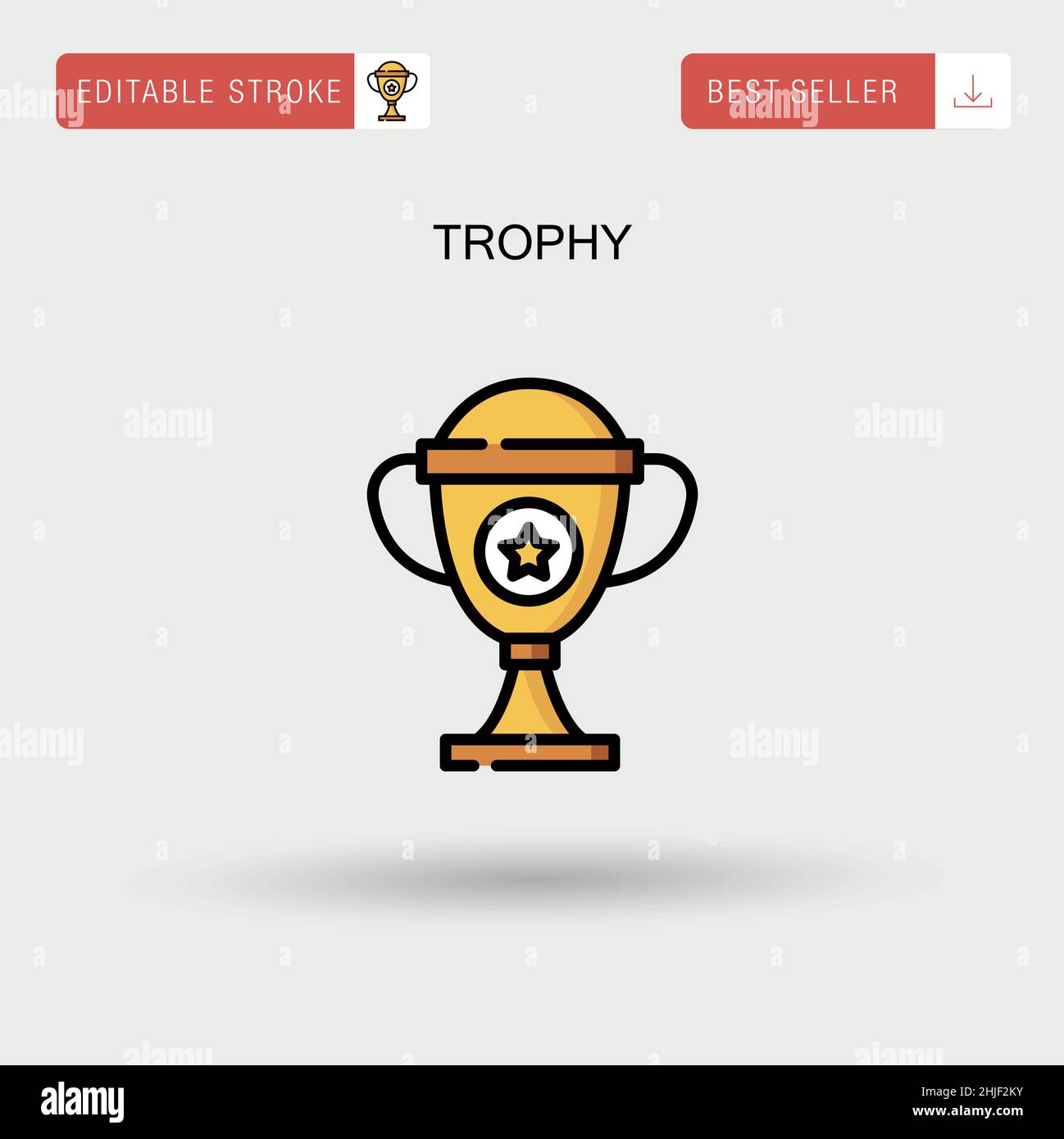 Trophy prize Stock Vector Images - Alamy
