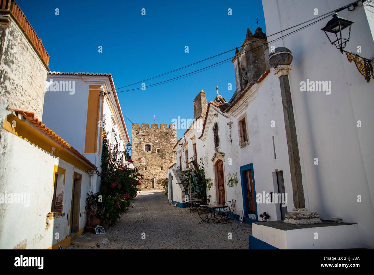 the Castelo de Terena in the Village of Terena in Alentejo in Portugal ...