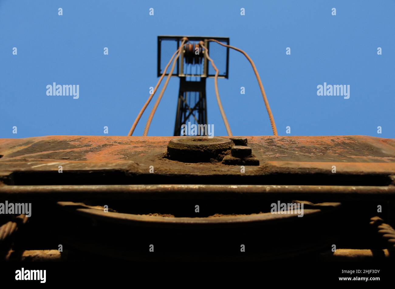 Low angle of a rusty environment Stock Photo - Alamy