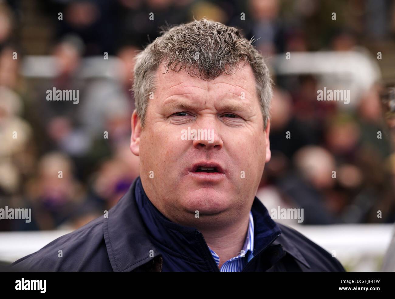Trainer Gordon Elliott at Cheltenham Racecourse. Picture date: Saturday ...