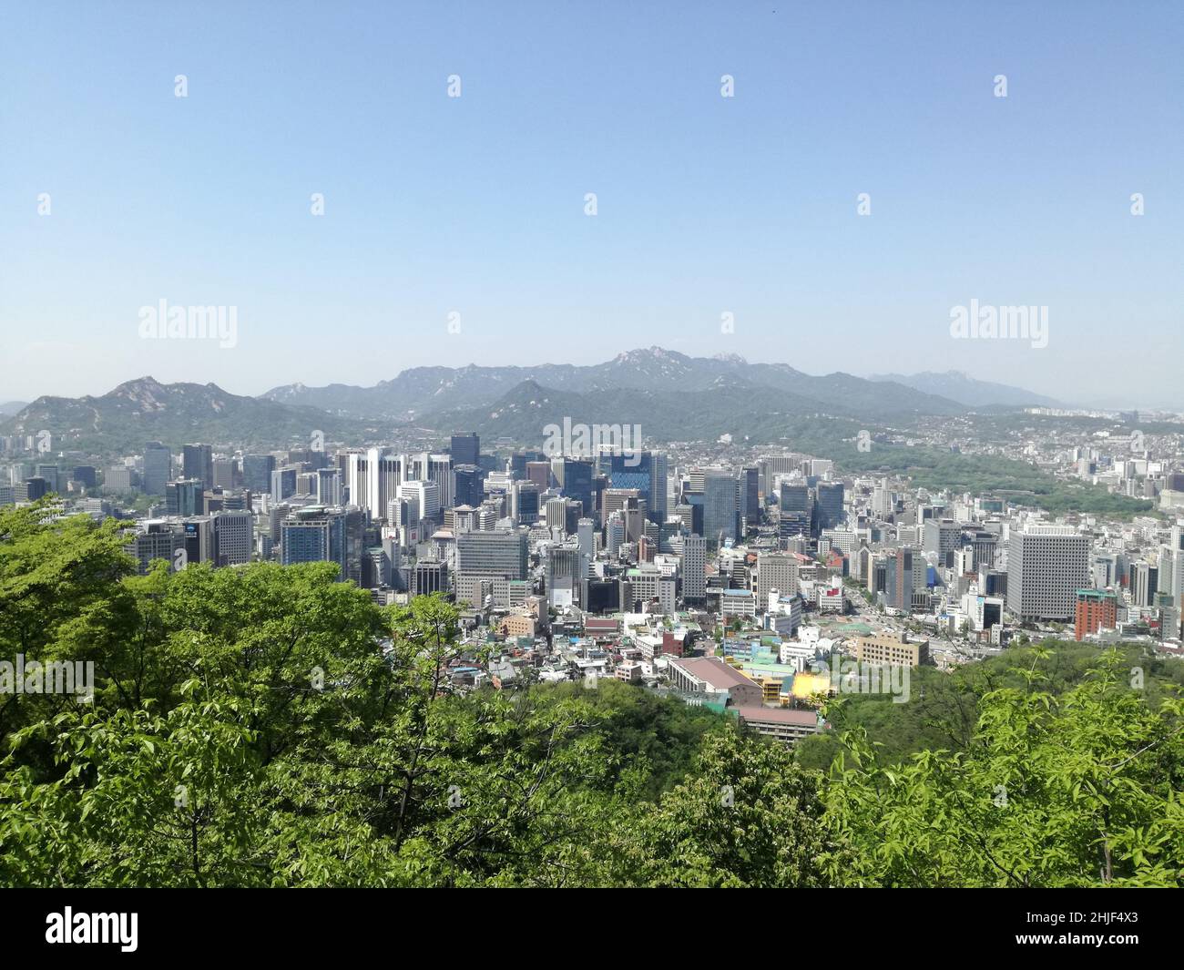 Panoramic view seoul downtown city hi-res stock photography and images ...
