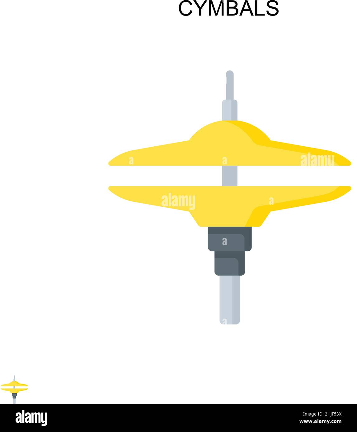 Cymbals detail Stock Vector Images - Alamy