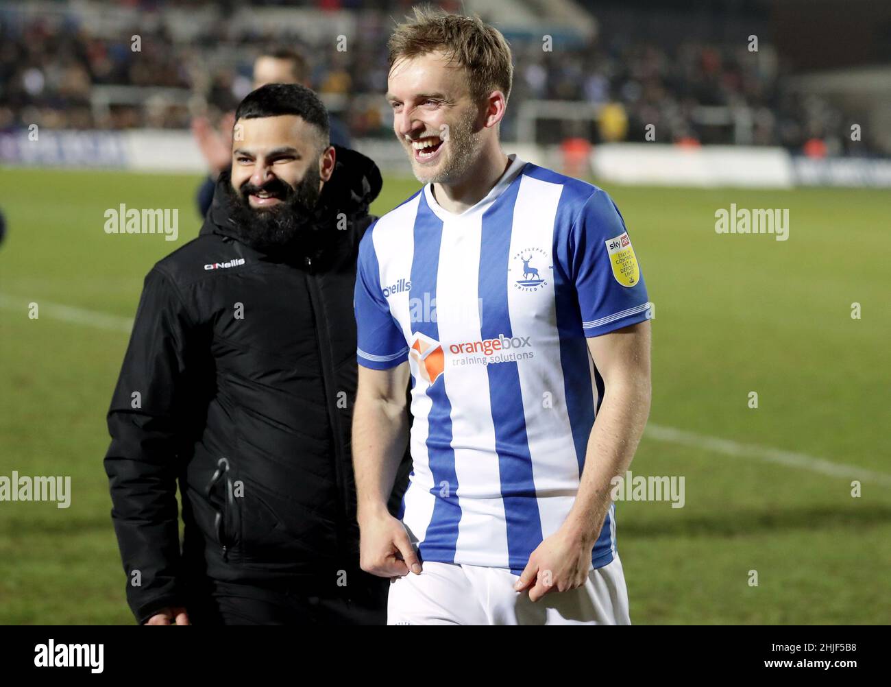 Hartlepool United's Martin Smith after the Papa John's Trophy quarter ...