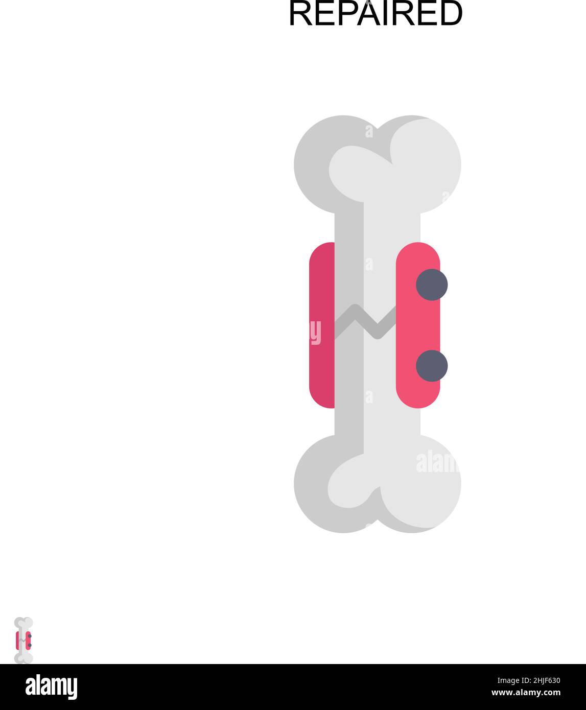 Repaired Simple vector icon. Illustration symbol design template for ...