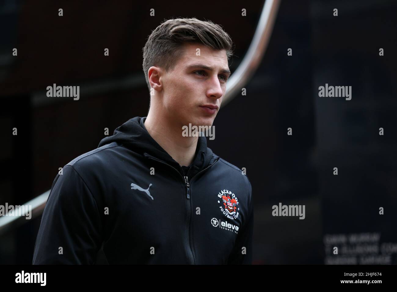 Blackpool players arriving hi-res stock photography and images - Alamy