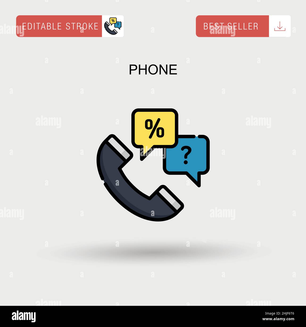 Telephone White Background Stock Vector Images - Alamy