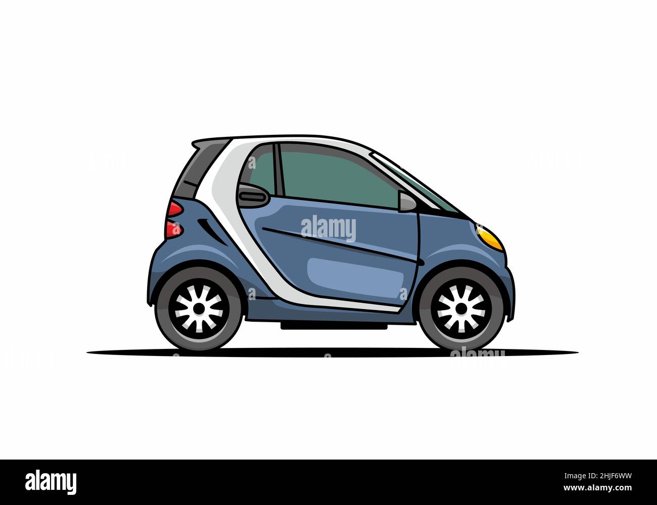 Mini car front Stock Vector Images - Alamy