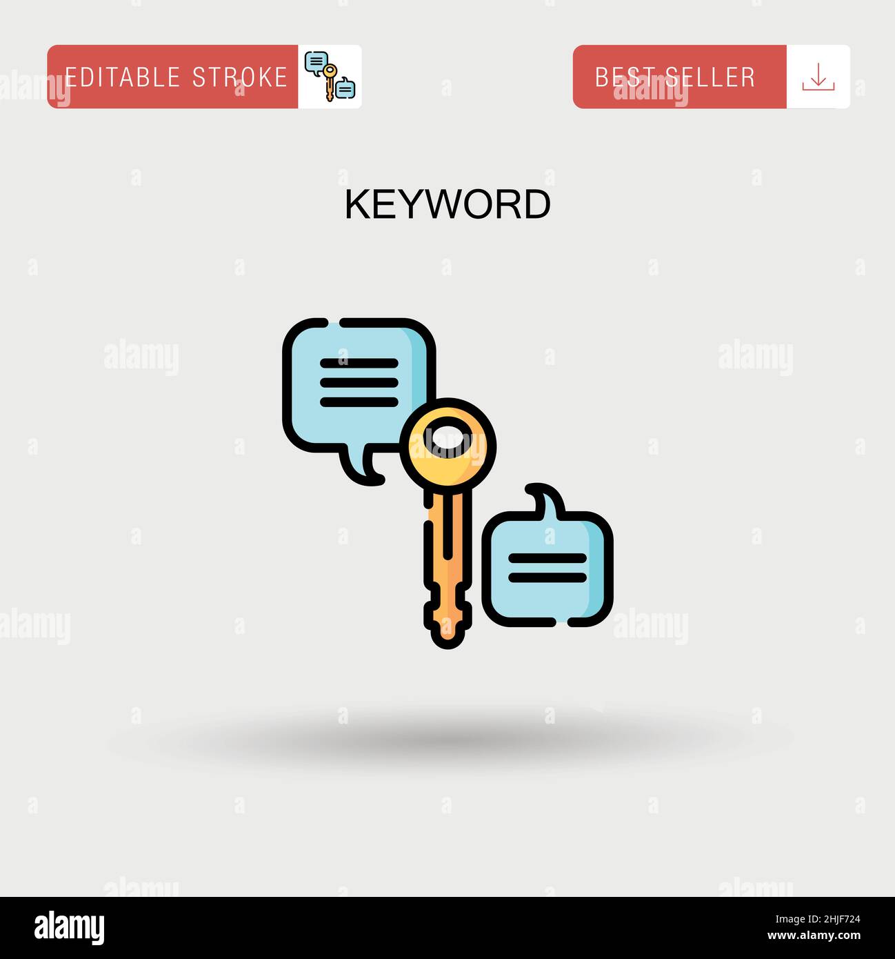 Keywords icon Stock Vector Images - Alamy