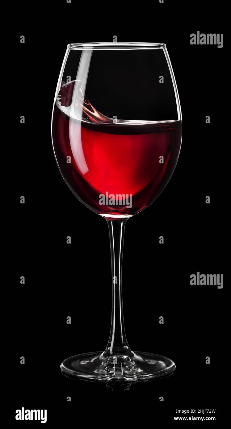 Splash red wine on black hi-res stock photography and images - Alamy