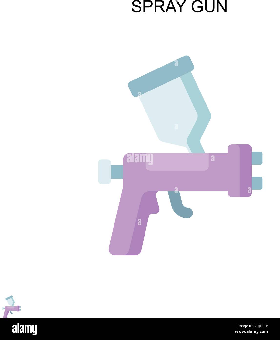 Spray gun Stock Vector Images - Alamy