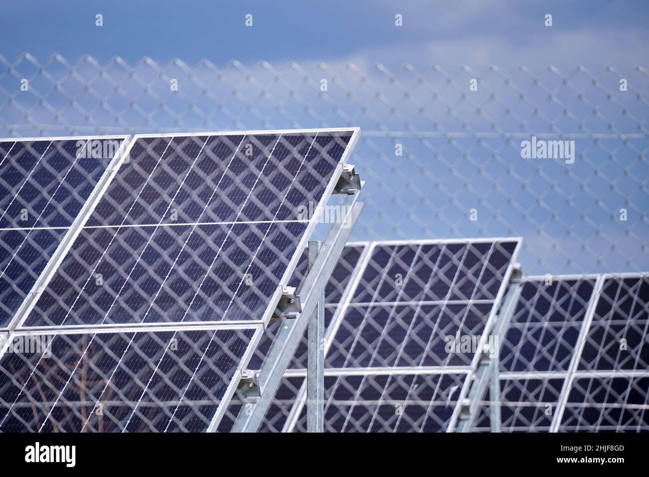 Ground based steel frame of large sustainable electrical power plant ...