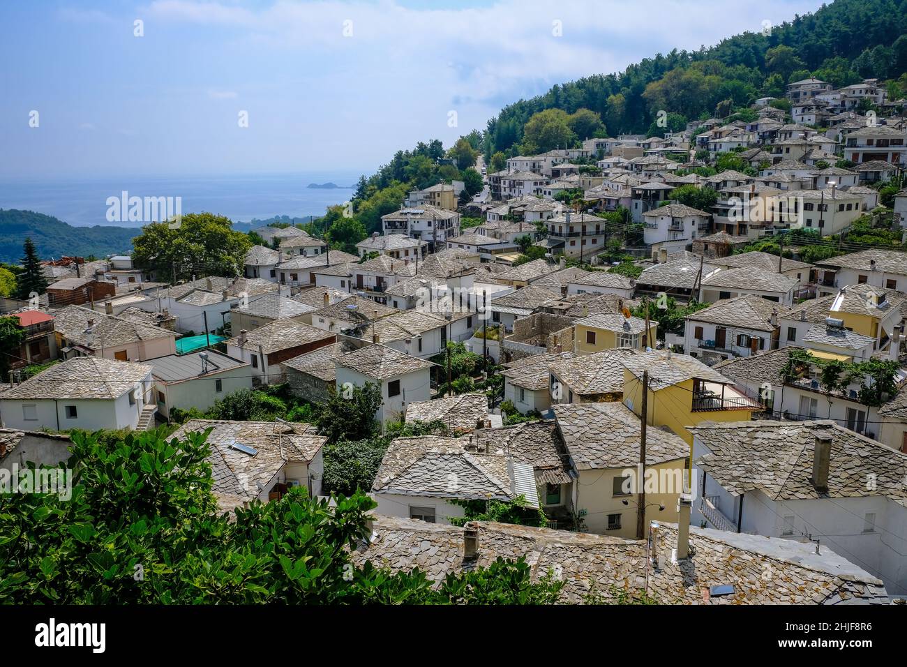 Potamia, Thassos, Greece - Mountain village Potamia on the island of ...