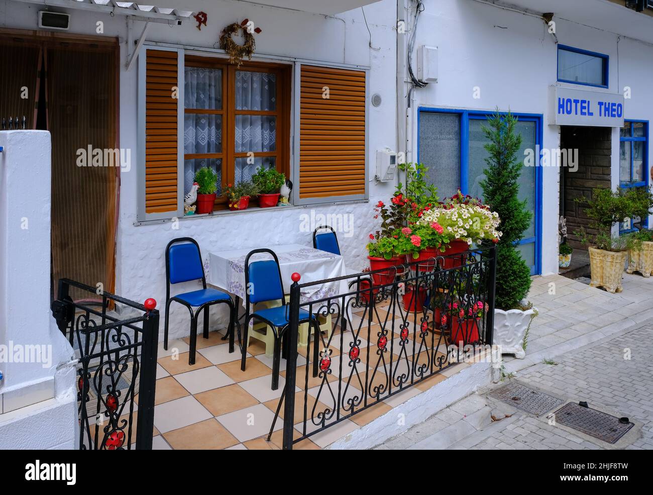 Potamia, Thassos, Greece - Mountain village Potamia on the island of ...