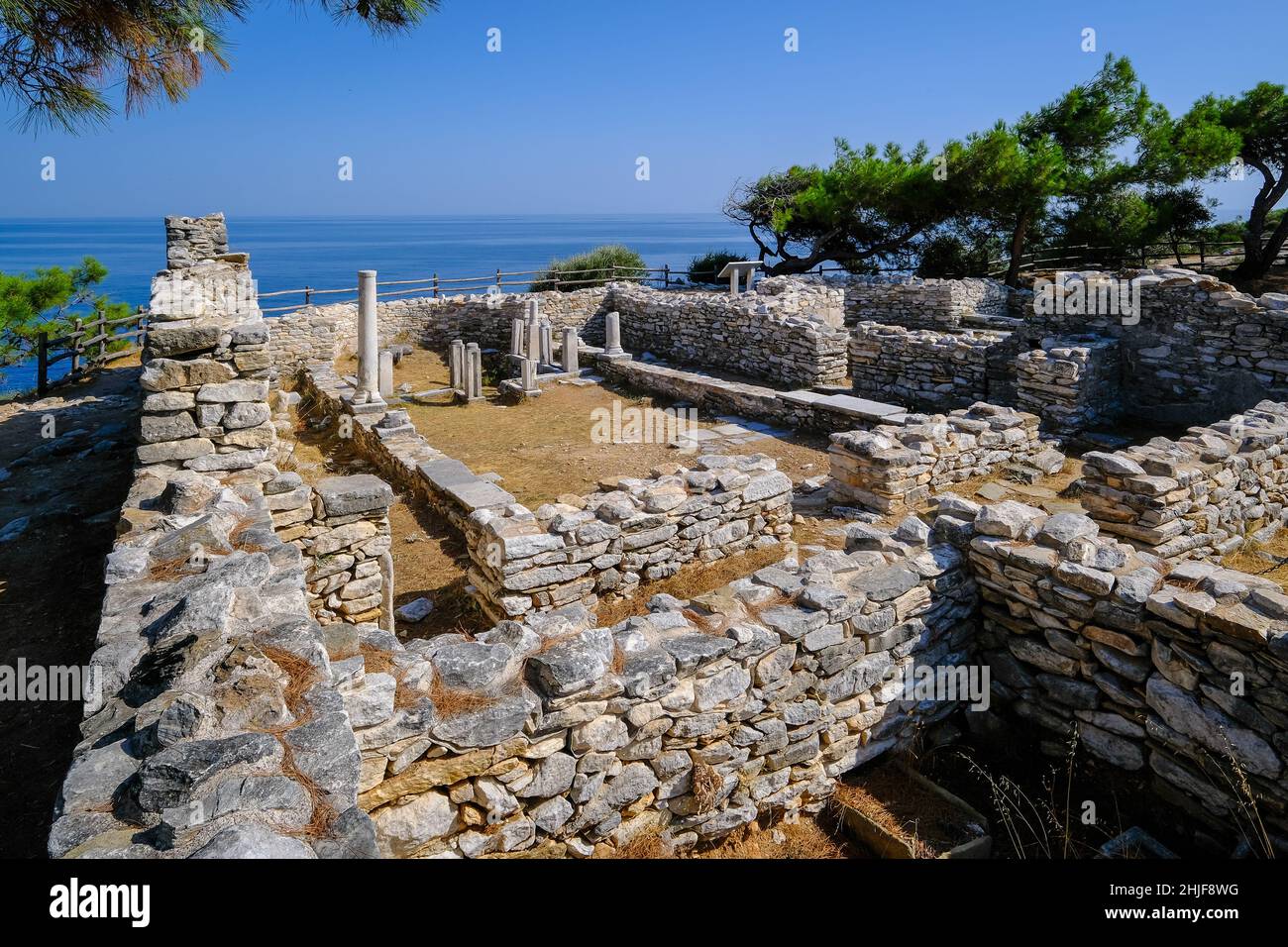 Aliki, Thassos, Greece - The marble peninsula of Aliki with its ancient ...