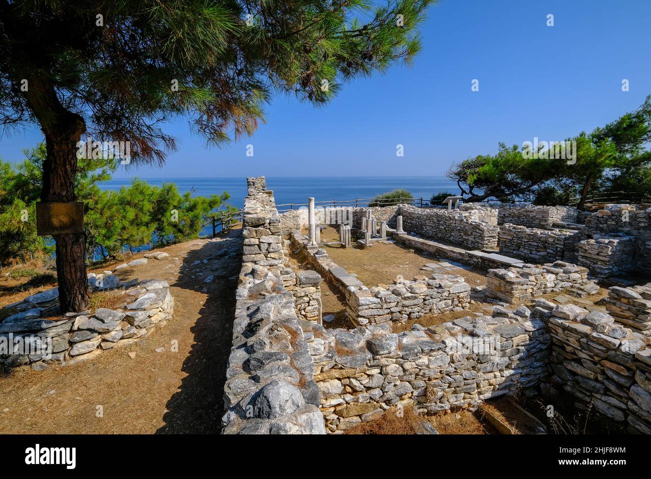 Aliki, Thassos, Greece - The marble peninsula of Aliki with its ancient ...