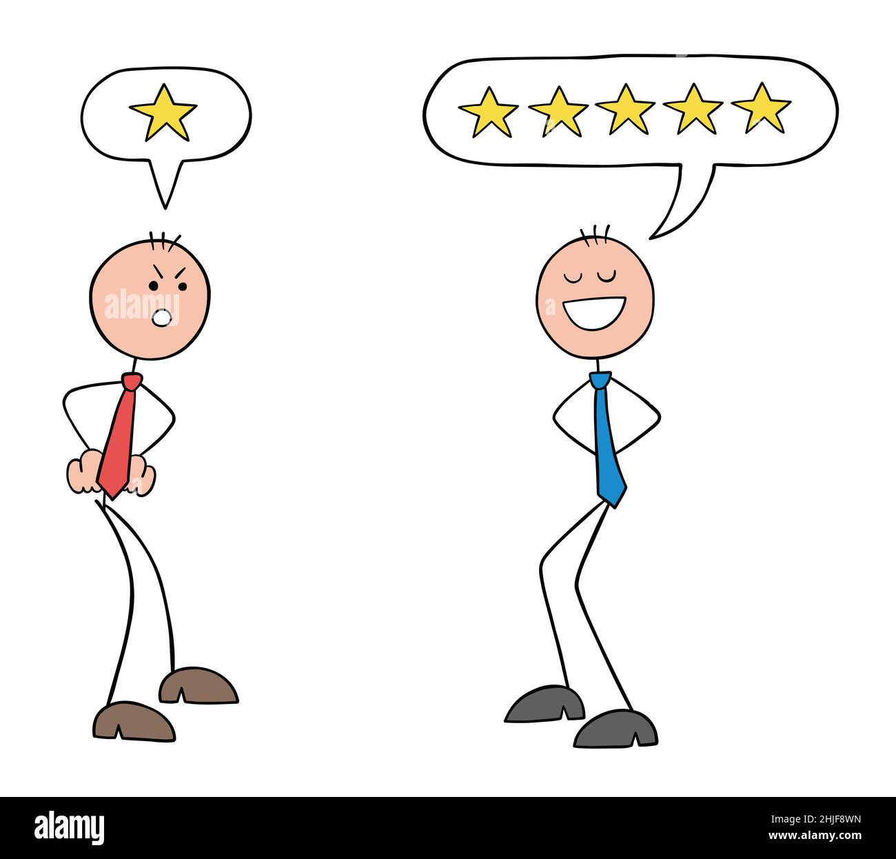 Unhappy stick figure hi-res stock photography and images - Alamy