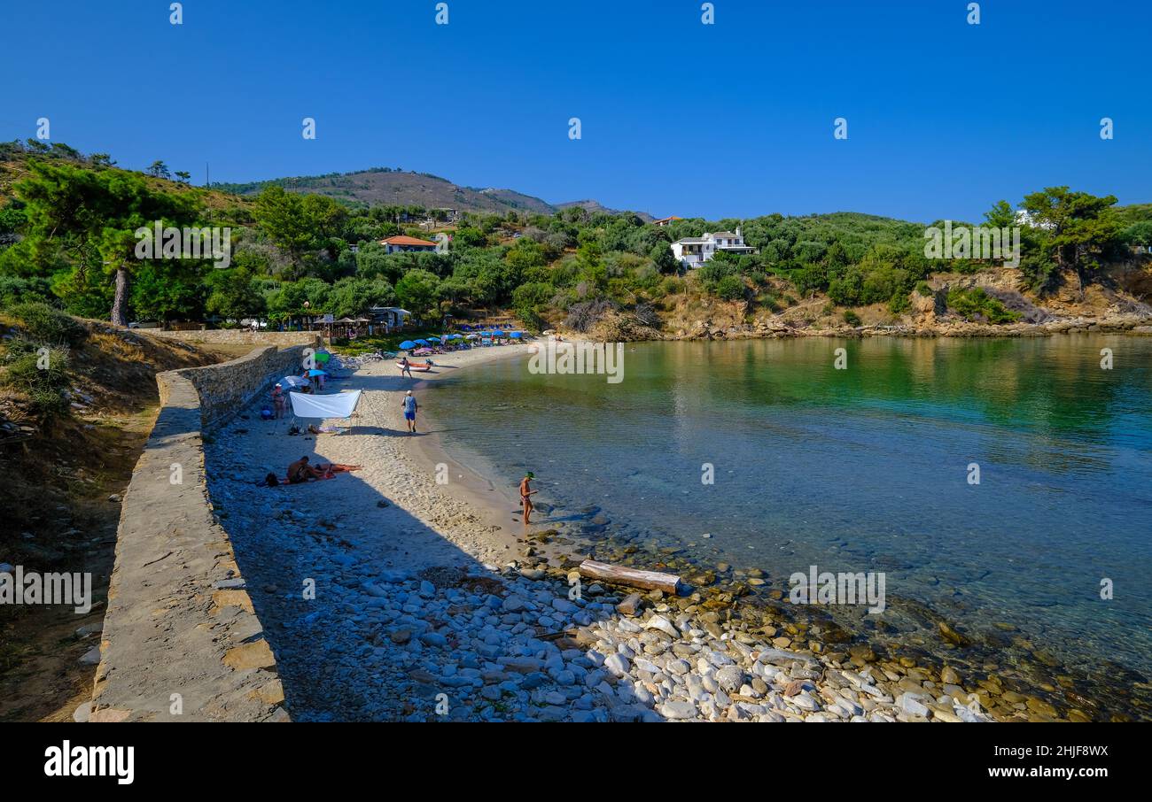 Aliki, Thassos, Greece - The marble peninsula of Aliki with its ancient ...