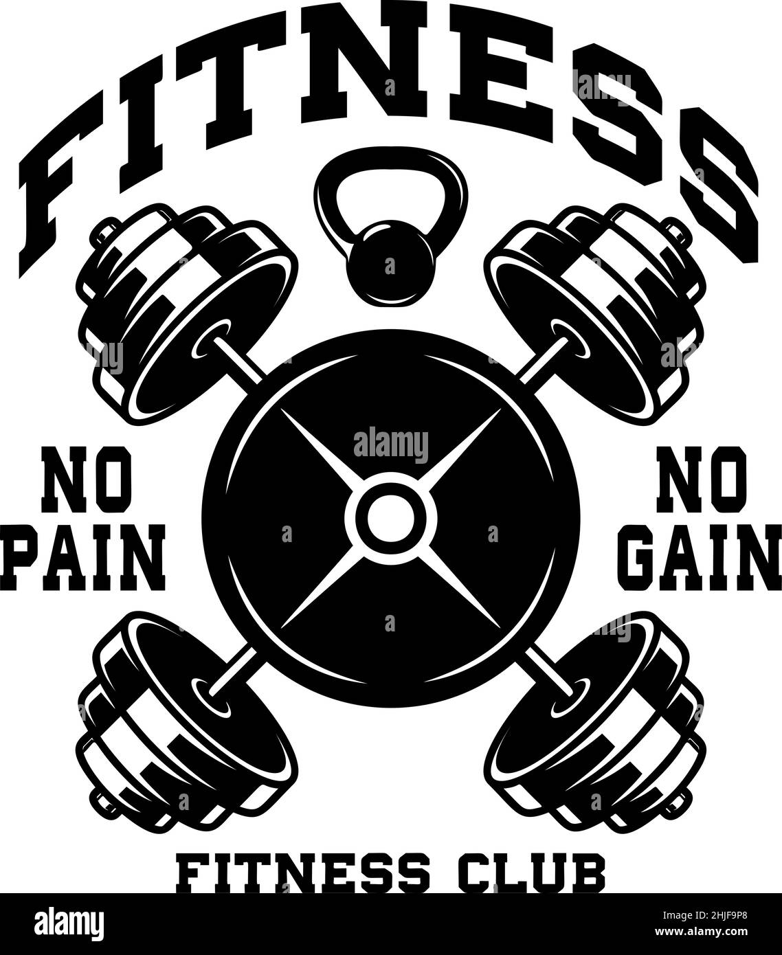 Crossed barbells hi-res stock photography and images - Alamy
