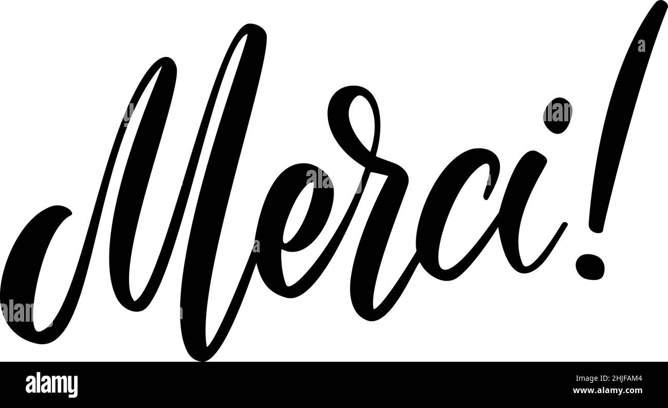 Merci sign Black and White Stock Photos & Images - Alamy