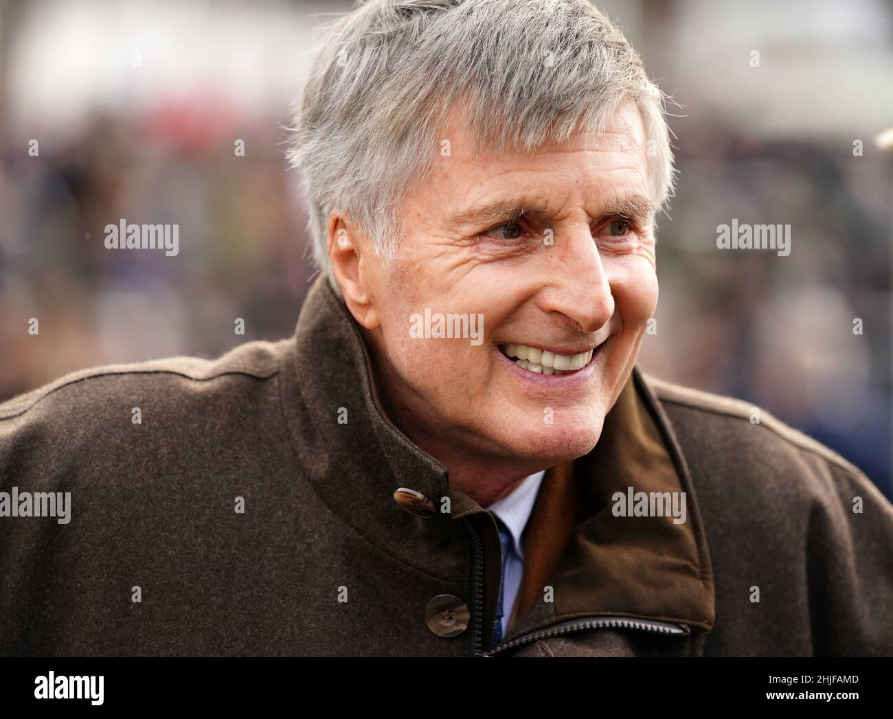 Trainer Michael Dickinson at Cheltenham Racecourse. Picture date ...