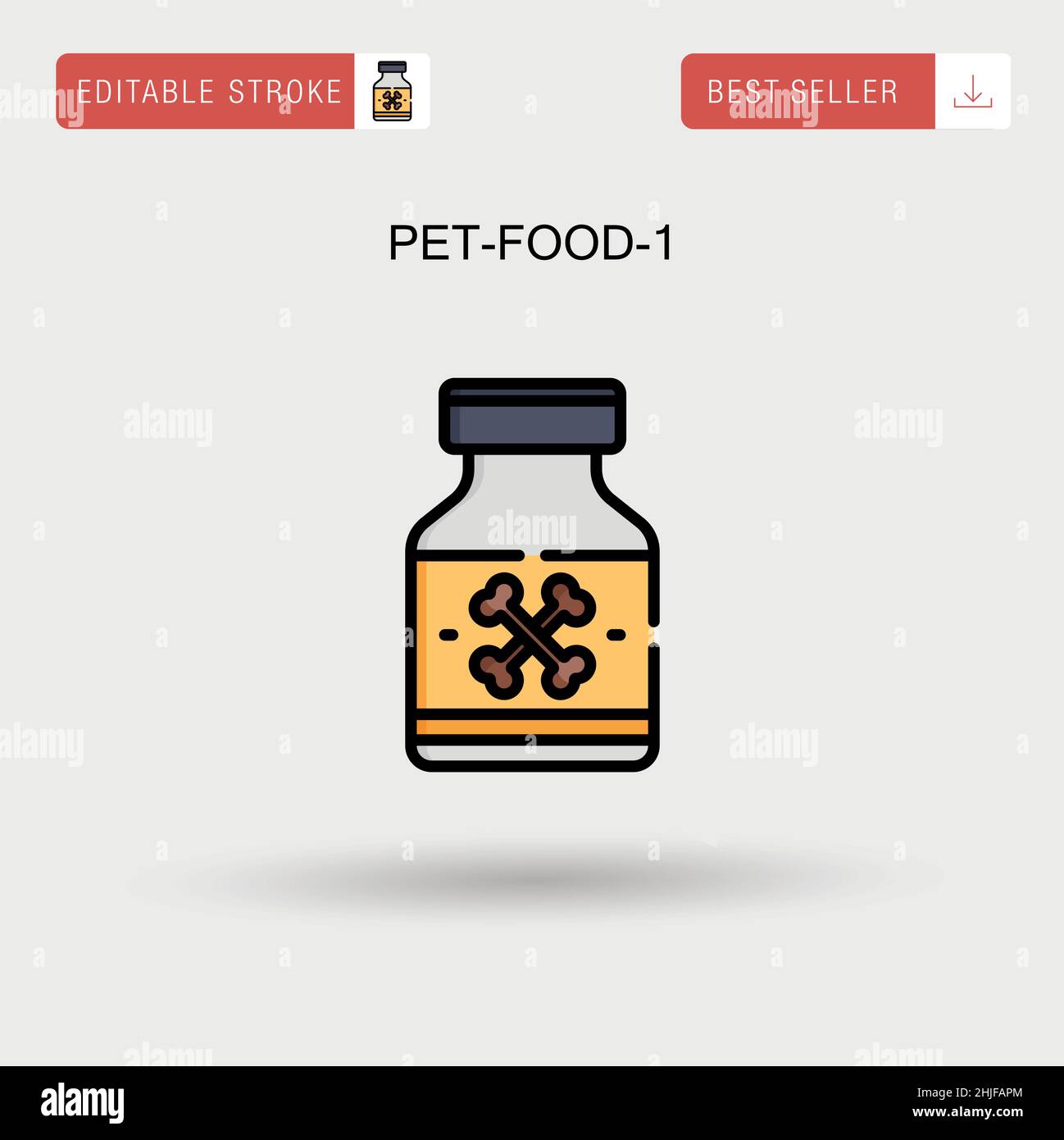 Icon pets food Stock Vector Images - Alamy