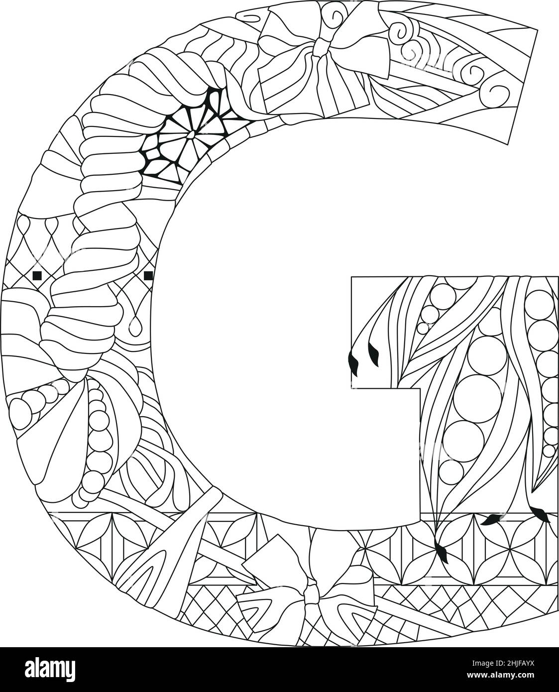 Stylized letter g hi-res stock photography and images - Alamy