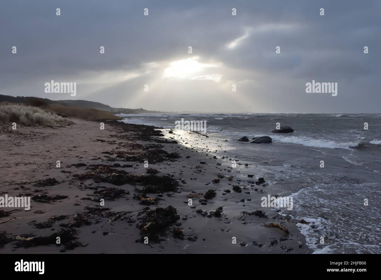 Saltcoats, Scotland. 29th, January, 2022. Saltcoats/Ardrossan, Ayrshire ...