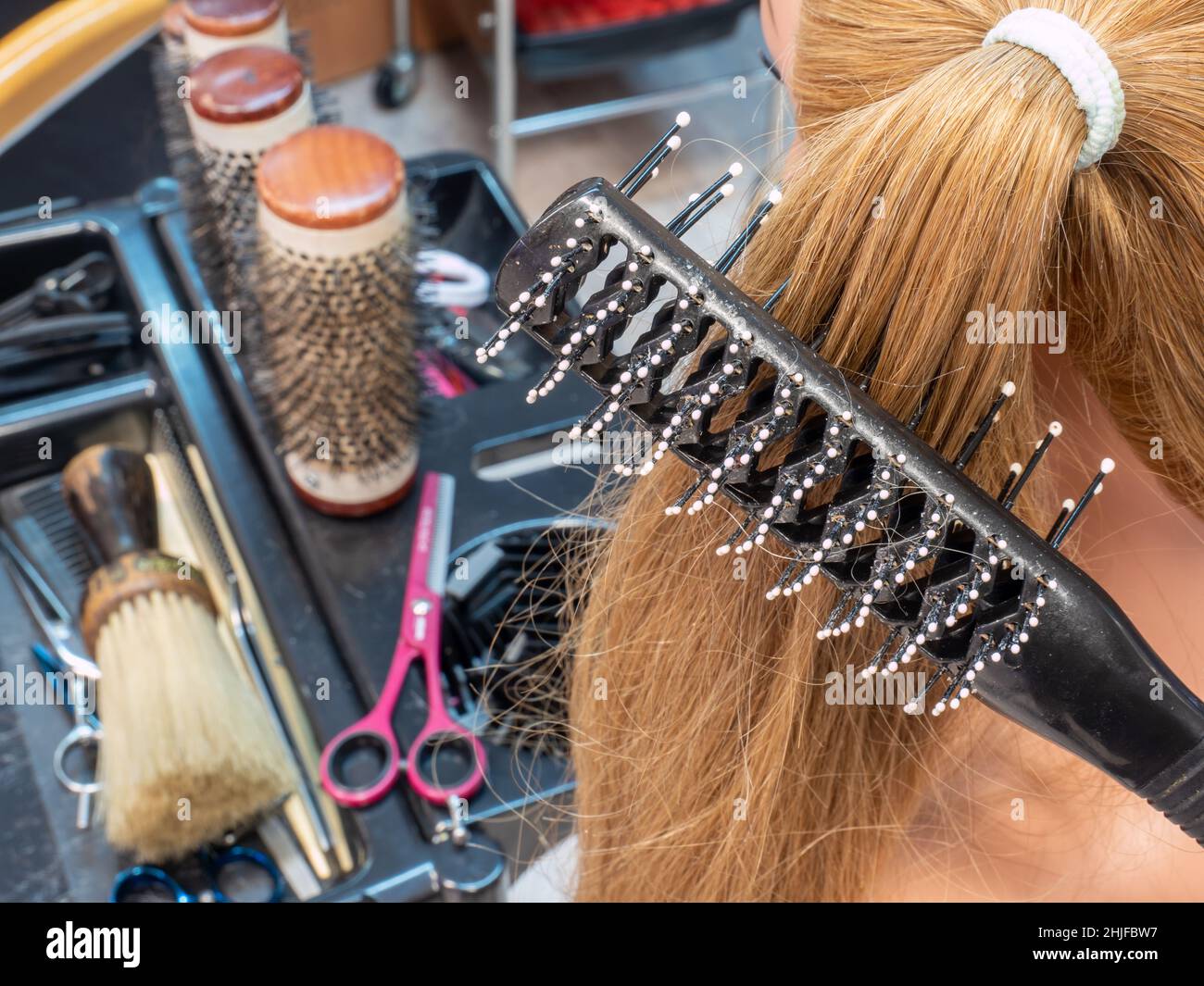 Combed paint hi-res stock photography and images - Alamy