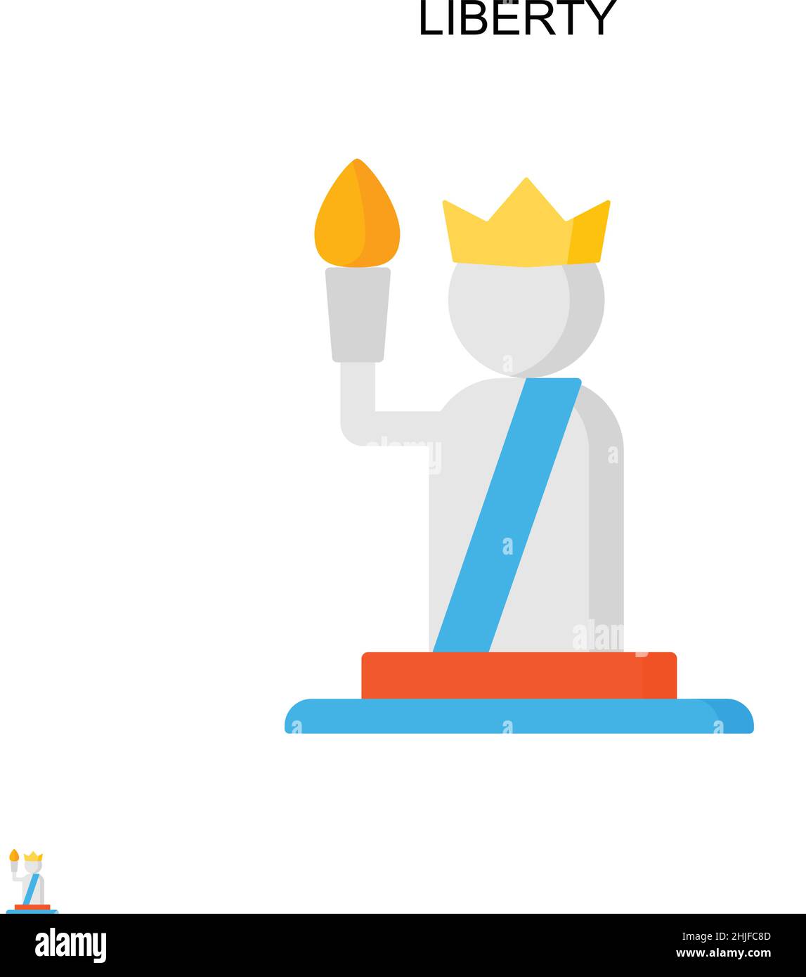 Statue of liberty national monument and ellis island Cut Out Stock ...