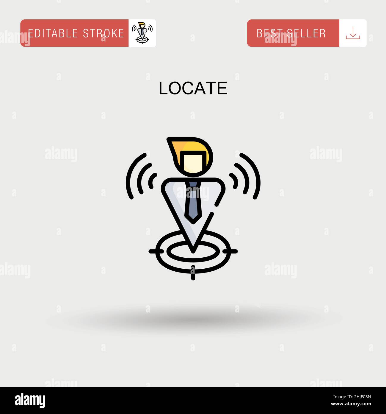 Locate Simple vector icon Stock Vector Image & Art - Alamy