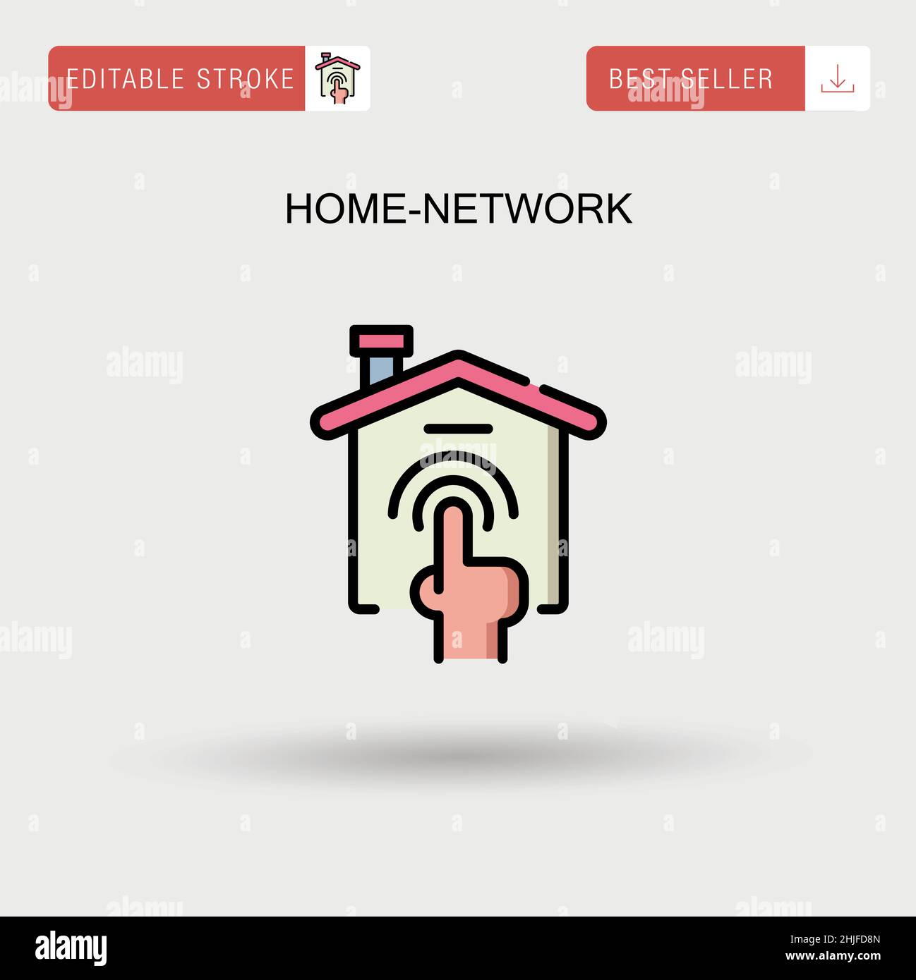 Home network Stock Vector Images - Alamy